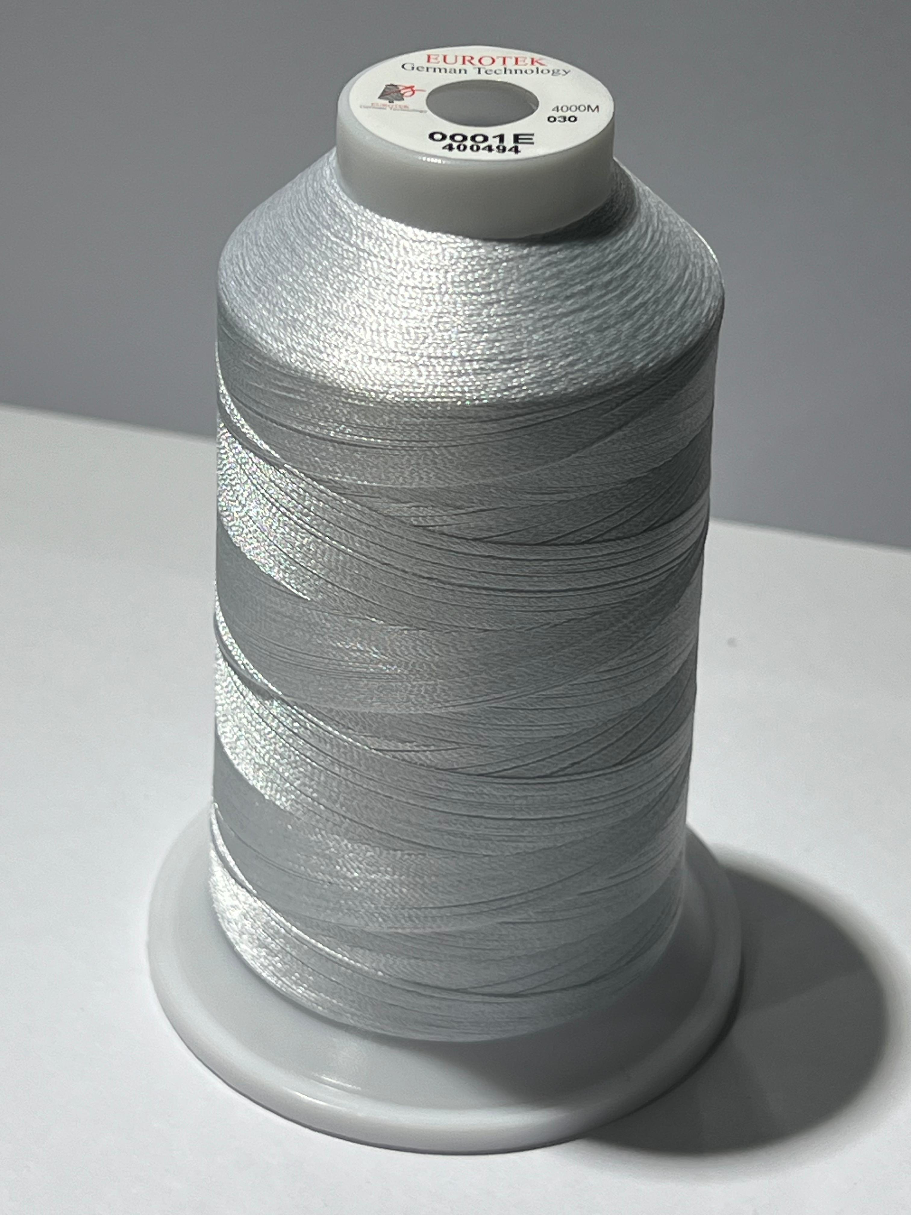 EUROTEK Embroidery Thread 100% Trilobal Polyester 4000mtr per cone 000 – starsew